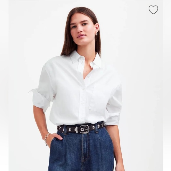 Madewell White Button Down